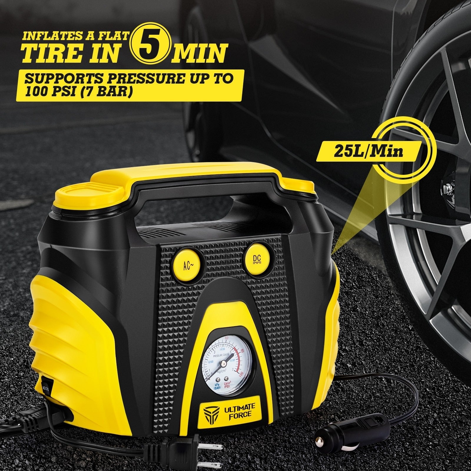 Portable Air Compressor Tire Inflator – Wilsons Home Store