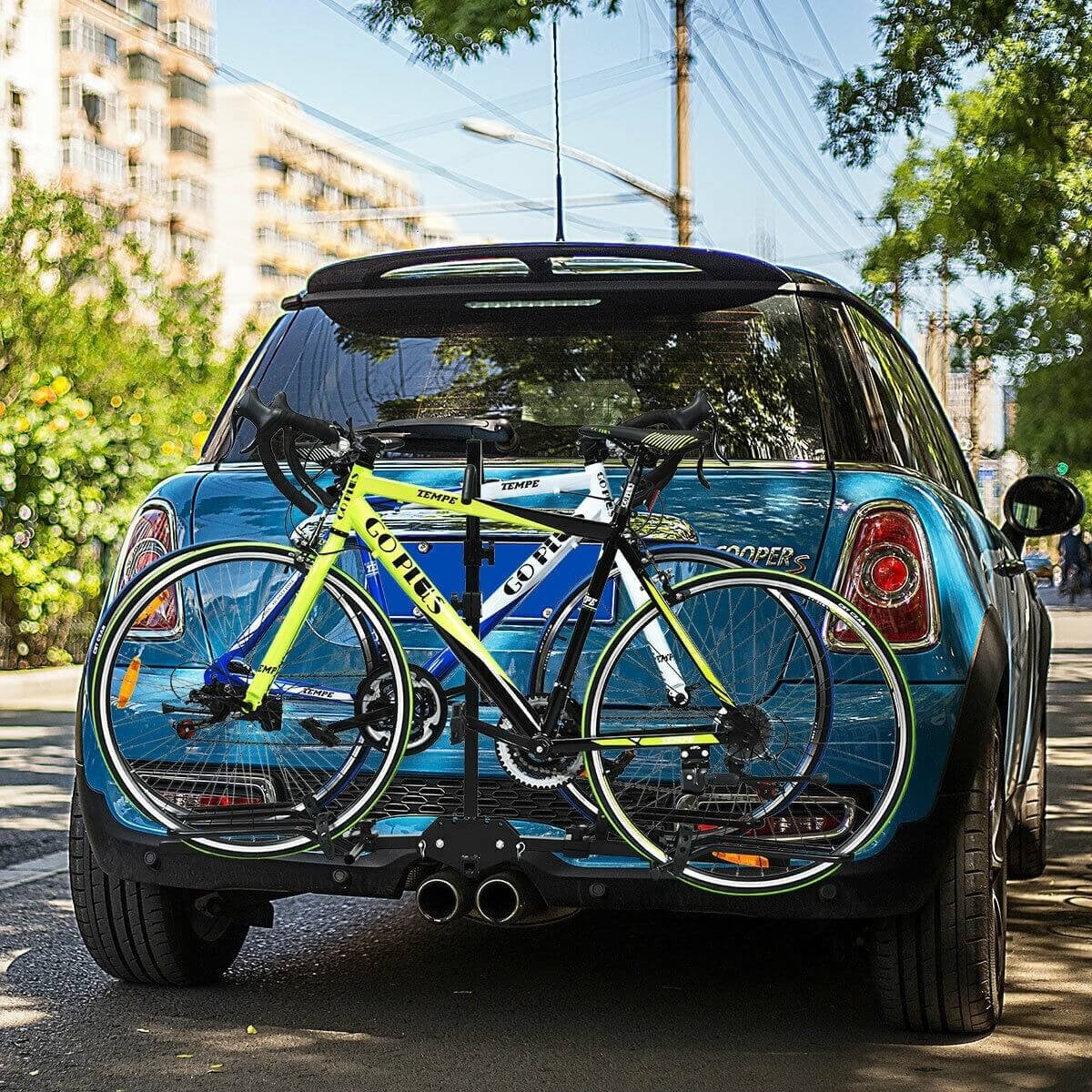 Fold Receiver 2" Bike Carrier Platform Hitch Rack, assembled – Wilsons Home Store