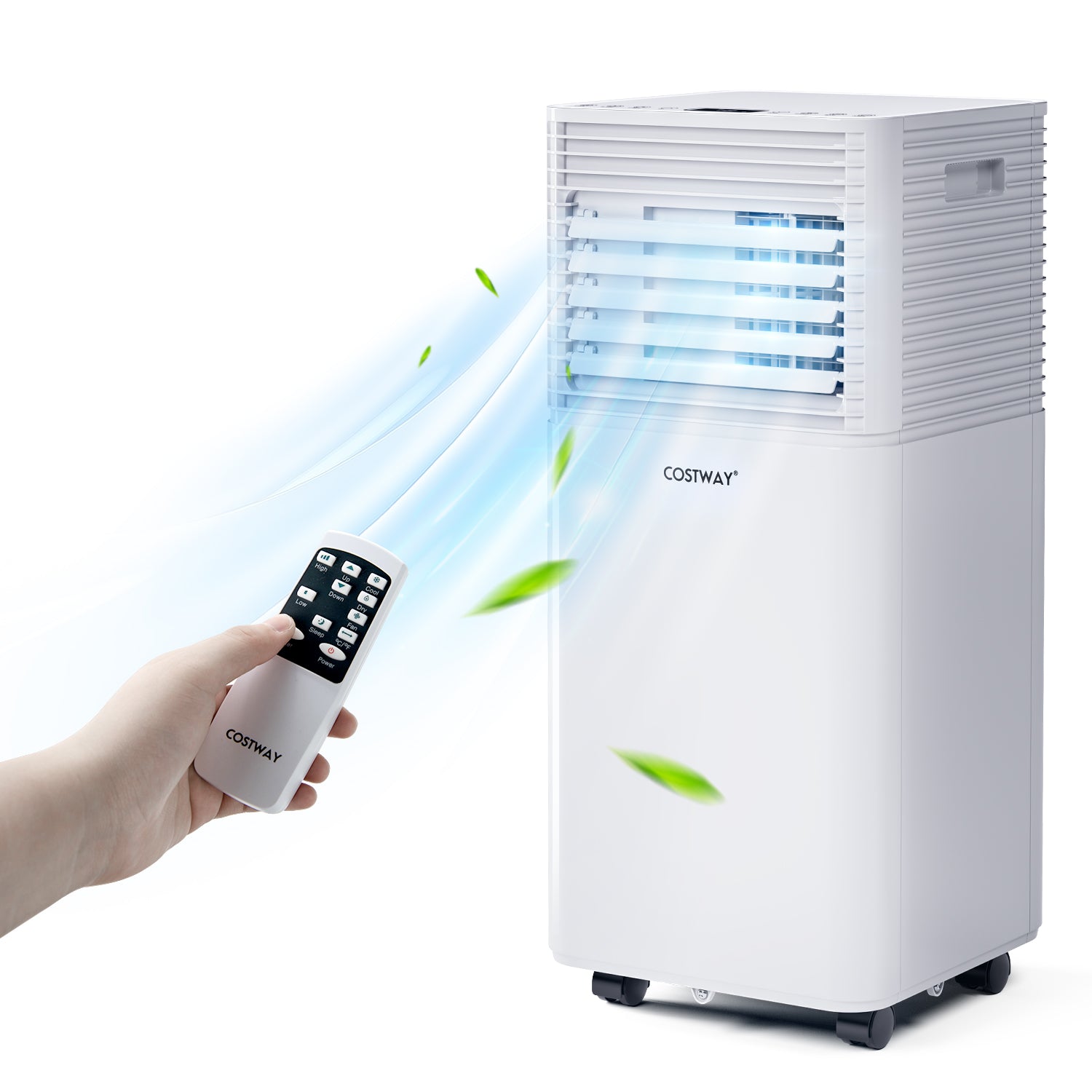 10000 BTU Air Conditioners with Fan and Dehumidifier Mode-White, new i ...