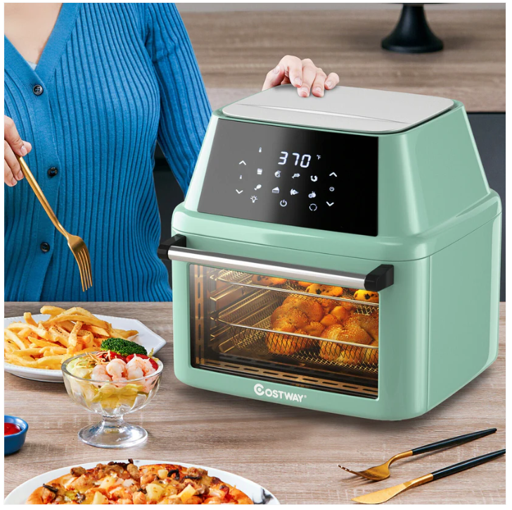 19 qt Multi-functional Air Fryer Oven 1800 W Dehydrator Rotisserie ...