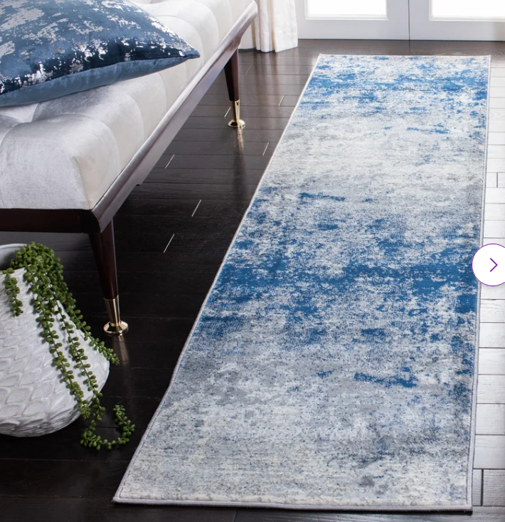 Port Morris Navy Runner, 2` x 16` – Wilsons Home Store