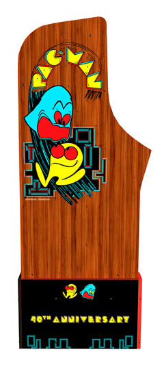 Arcade1Up 40th Anniversary Pac-Man Arcade Machine with Riser *UNASSEMB ...