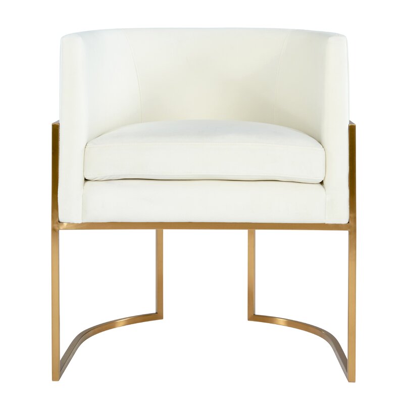 TOV Vera arm chair, Cream- big savings- – Wilsons Home Store
